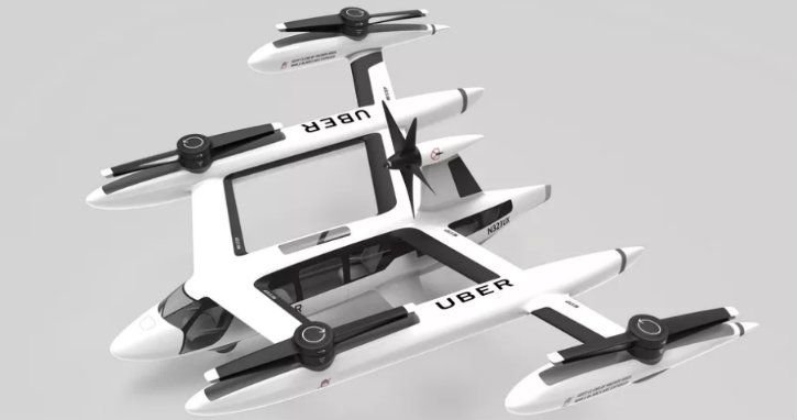 This Is Uber's Electric Powered Flying Taxi Which You Can Take A Ride ...