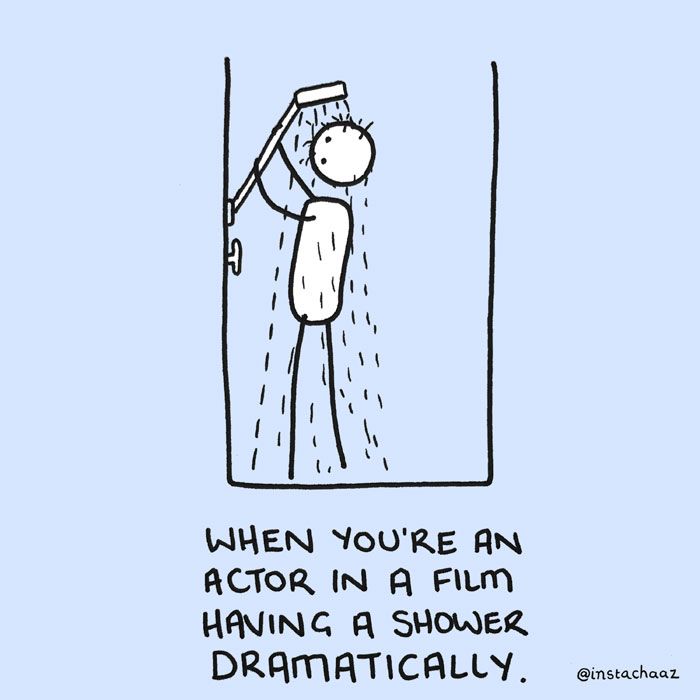 Artist Reimagines 'Life In A Shower' In 10 Brilliantly Funny Illustrations