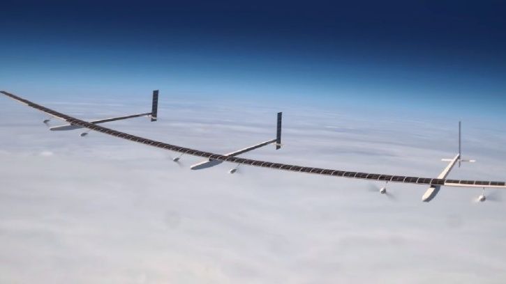 This Solar Plane Can Fly High Over The Clouds Forever And Might Just Be ...