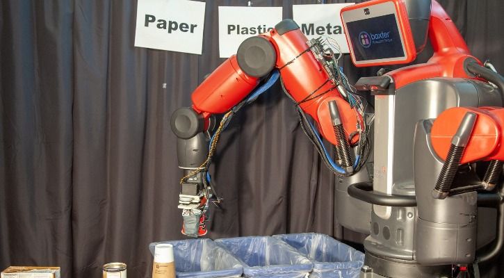 This Mit Robot Touches And Sorts Paper From Plastic And Can Start A