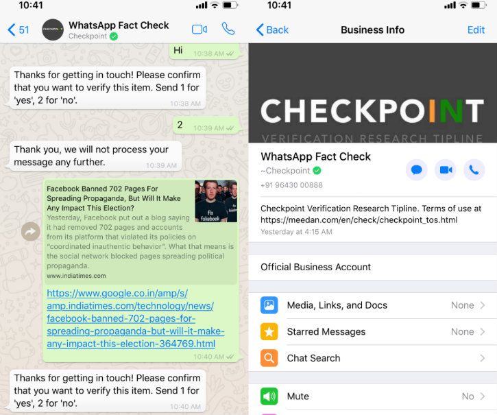 WhatsApp Starts Fact Checking Service Ahead Of India Elections, Here's ... WhatsApp Starts Fact Checking Service Ahead Of India Elections, Here's ...