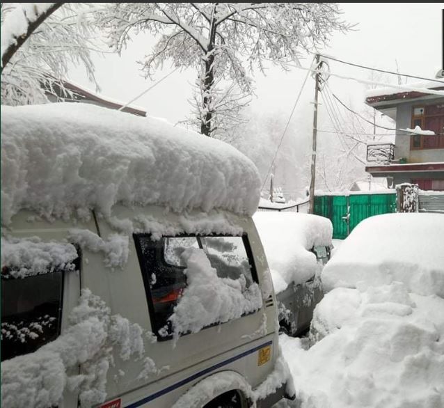 Tourists Rejoice As Second Bout Of Snowfall Greets Shimla, Dalhousie ...