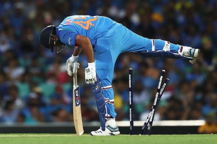 The Sight Of Rohit Sharma Falling Over His Stumps While Running Has The ...