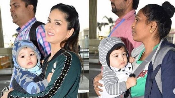 Sunny Leone Looks Happiest When She's Accompanied By Her Twins And ...