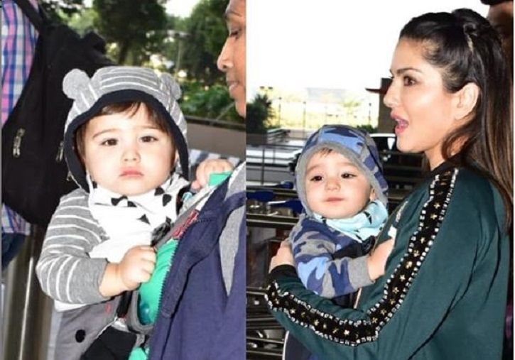 Sunny Leone Looks Happiest When She's Accompanied By Her Twins And ...