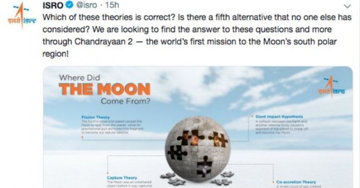 ISRO's Chandrayaan 2 Will Be World's 1st Mission To Moon's South Pole ...