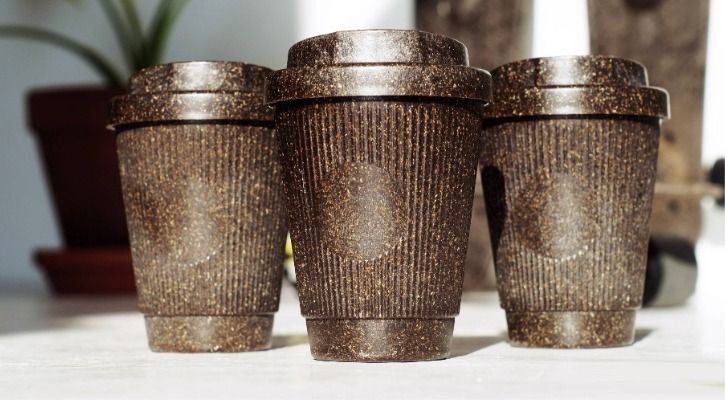 This Startup Turns Used Coffee Into Beverage Cups To Reduce Plastic ...