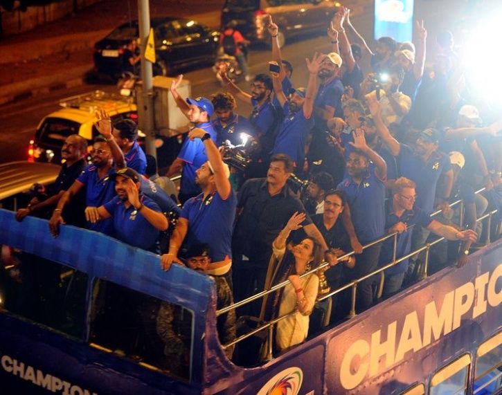 Here's How Mumbai Indians Celebrated Winning IPL 2019 With A Victory Parade