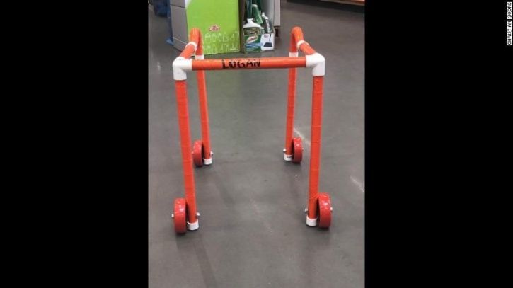 Store Employees Build Walker With PVC Pipes To Help 2-YO Walk Properly ...