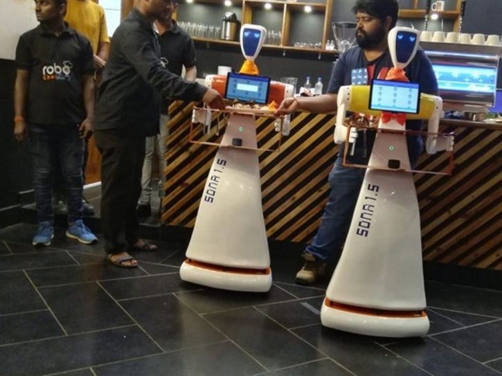Meet Champa And Chameli: Made In India Robots That Serve Food In An ...