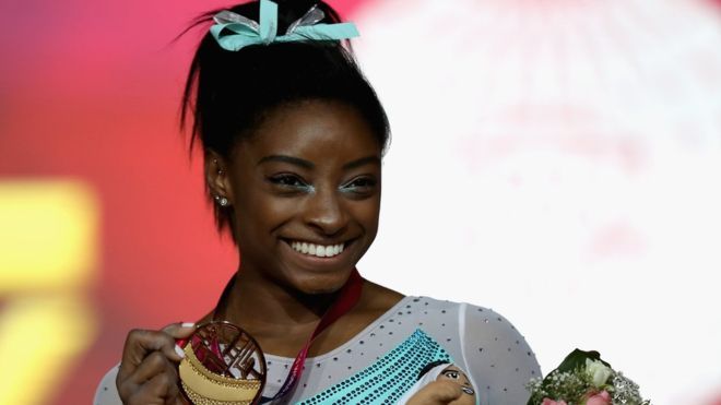 Simone Biles Becomes Most Decorated Gymnast In World Championship ...