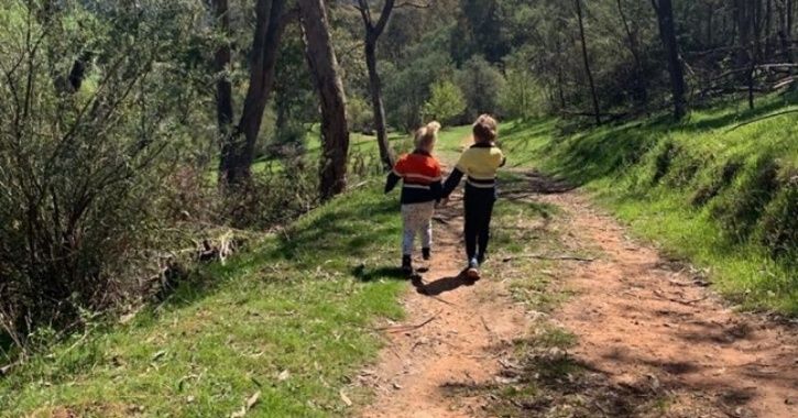 Can You Spot The Snake Lurking Near The Children In This Pic?