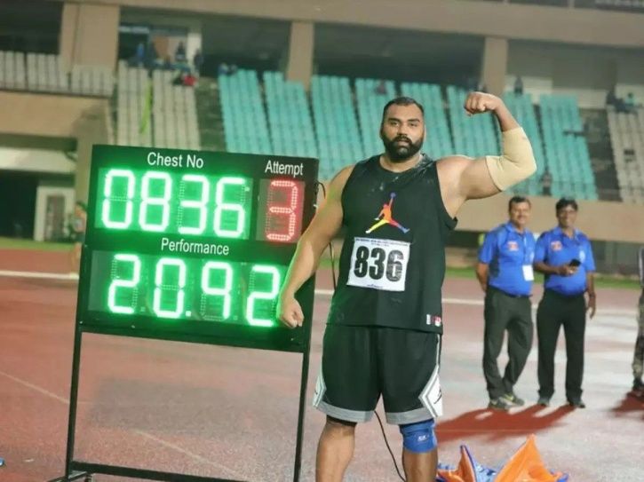 What A Throw! Shot Putter Tajinder Pal Singh Toor Breaks His Own ...