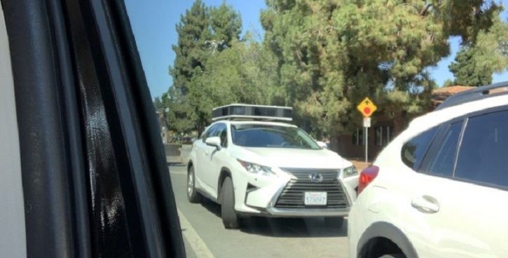 Apple's Self Driving Car Spotted Testing With A New And Improved Sensor ...