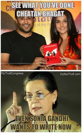 10 funniest memes of Chetan Bhagat