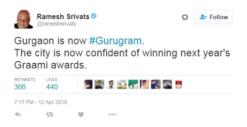 RIP Gurgaon: Hilarious tweets about its rename to Gurugram!