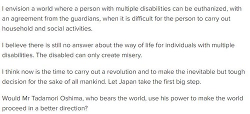 Mass Knife Murderer Wrote An Open Letter To The Parliament And It Is ...