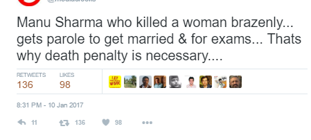 Jessica Lall Murder Case: Convict Manu Sharma Gets Parole To Pursue LLB ...