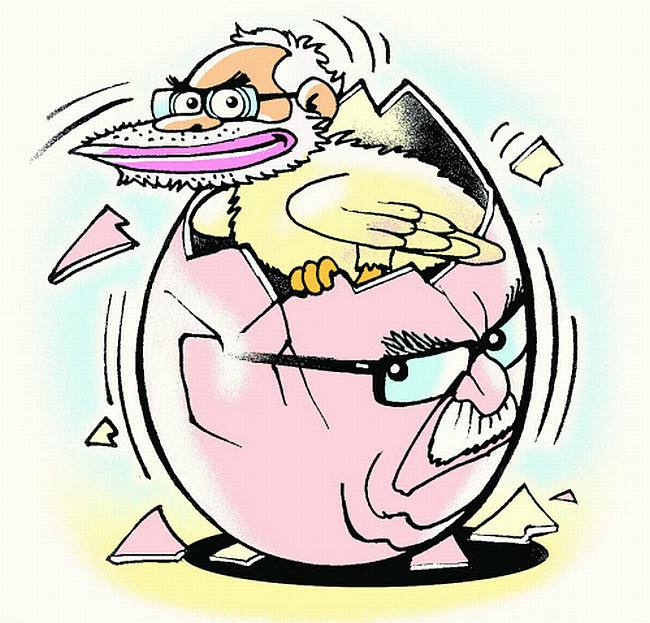 Best Cartoons: Advani vs Modi