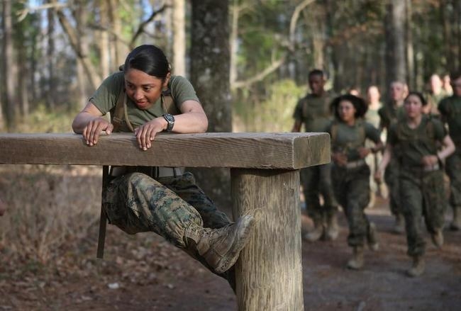 Tough Women in Uniform: Marine Boot Camp Shows Girl Power