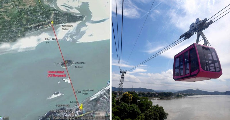India's Longest River Ropeway Inaugurated In Guwahati