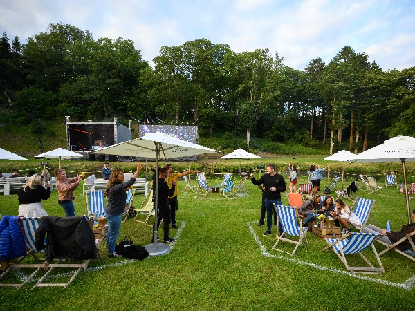 Socially-Distanced Festival During COVID-19