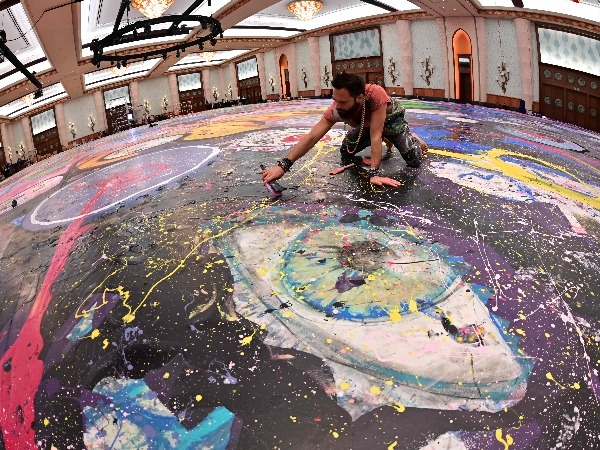 World s Biggest Canvas Painting By Sacha Jafri World s Biggest Canvas Painting By Sacha Jafri