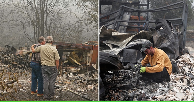 'All Gone’ Southern Oregon Fire Victims Return Home To Find Everything ...