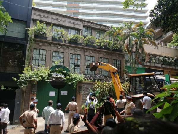 In Pics: Kangana Ranaut's 'Illegal' Office Portions Demolished By BMC ... In Pics: Kangana Ranaut's 'Illegal' Office Portions Demolished By BMC ...