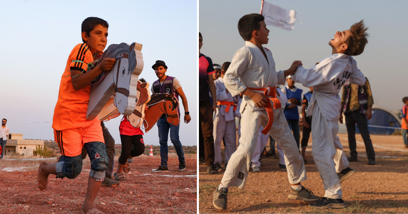 Olympics Are Not Over Yet, Displaced Syrian Kids Hold Their Own Games ...