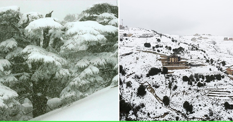 Heavy Snowfall In Middle East