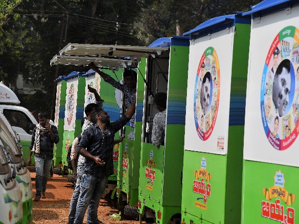 Andhra Pradesh Scripts A New Chapter: CM Flags Off 2,500 Door-To-Door ...