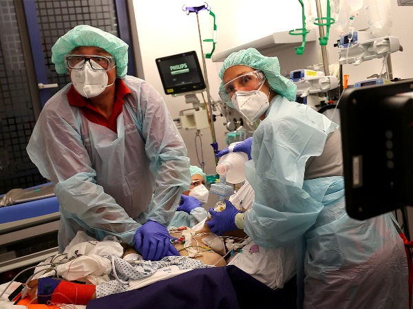 One Year With COVID Pandemic: Faces Of Frontline Workers Who Worked ...