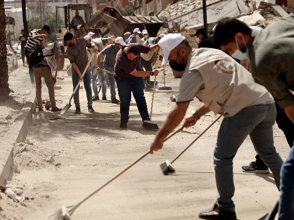 With Broom In Hand, Palestinians Step Out To Clean Up Gaza, Put Life ...
