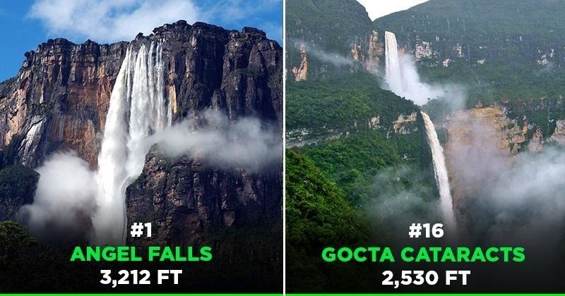 Tallest Waterfalls In The World