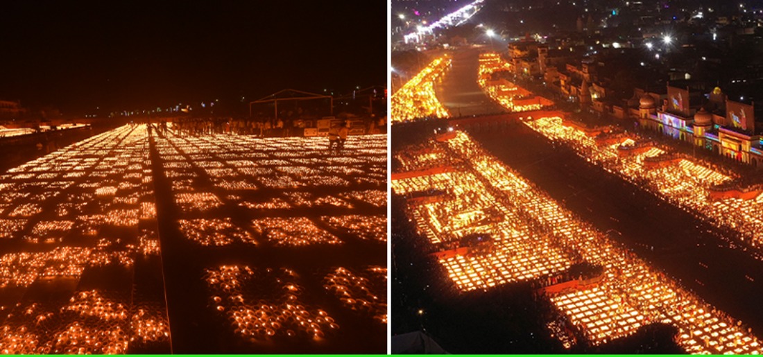 Guinness World Record: Ayodhya's Deepotsav 2021 Sets World Record Lit ...