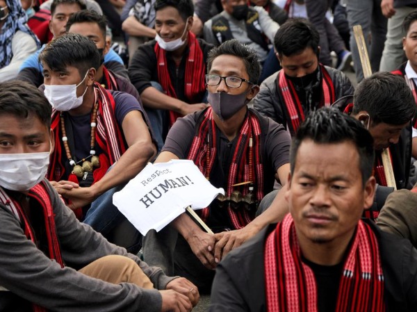 Hundreds Of People Walked Over 70 Km As A Protest To Repeal AFSPA From ...