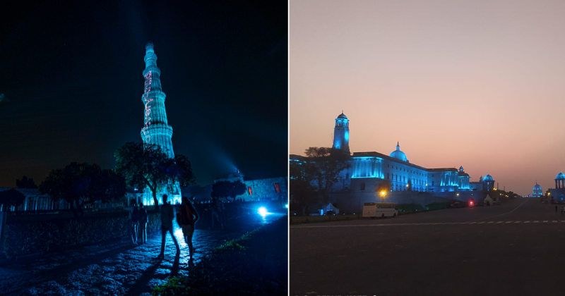 In Pictures: Indian Monuments Have Turned Blue To Mark World Children's Day