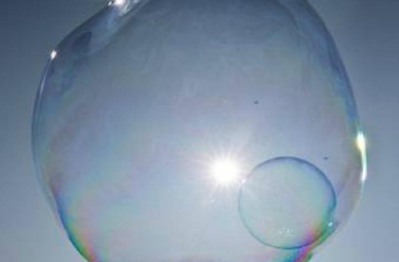 Slow Motion Bubble Popping
